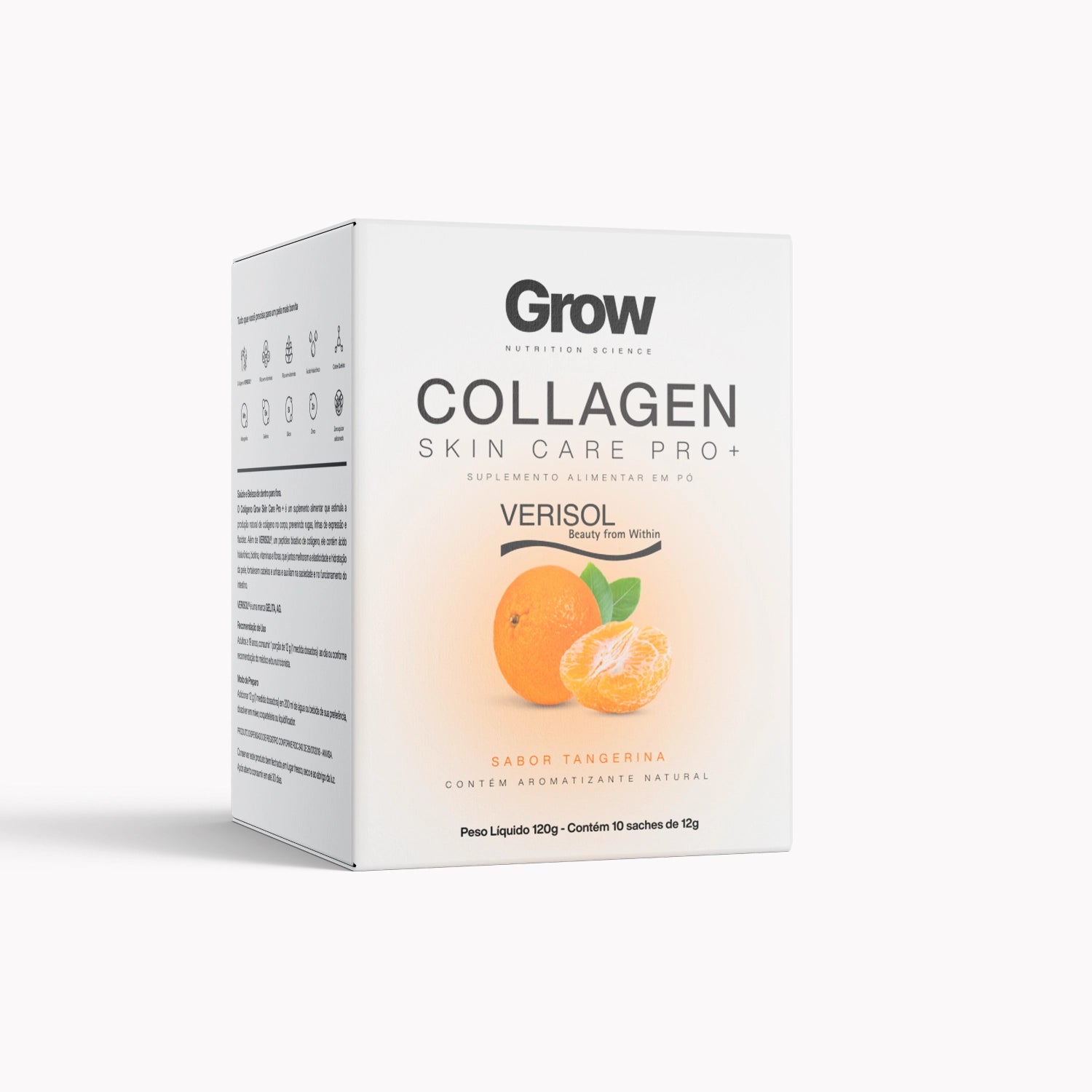 Colágeno Verisol Skin Care Pro + Tangerina Caixa 10 Sachês